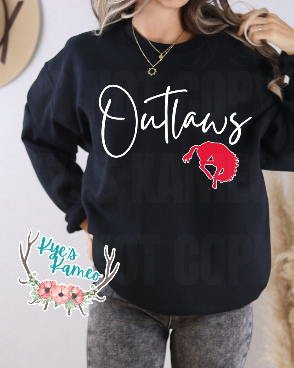 Outlaws Script- Crewneck- PREORDER – Kye's Kameo